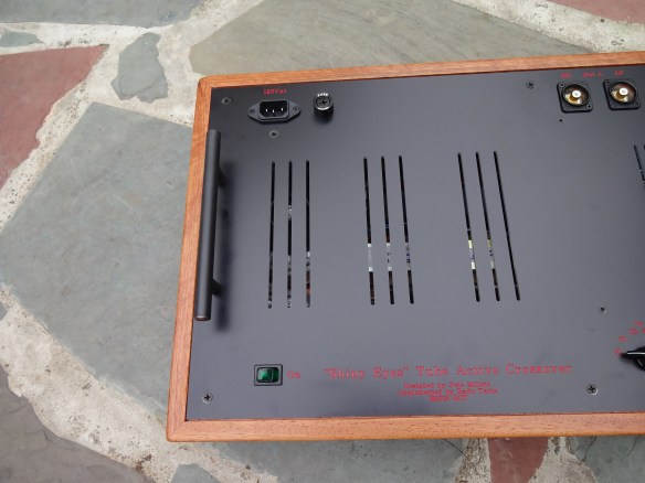 “Shiny Eyes” Tube active crossover, my implementation of Pete Millett’s ...